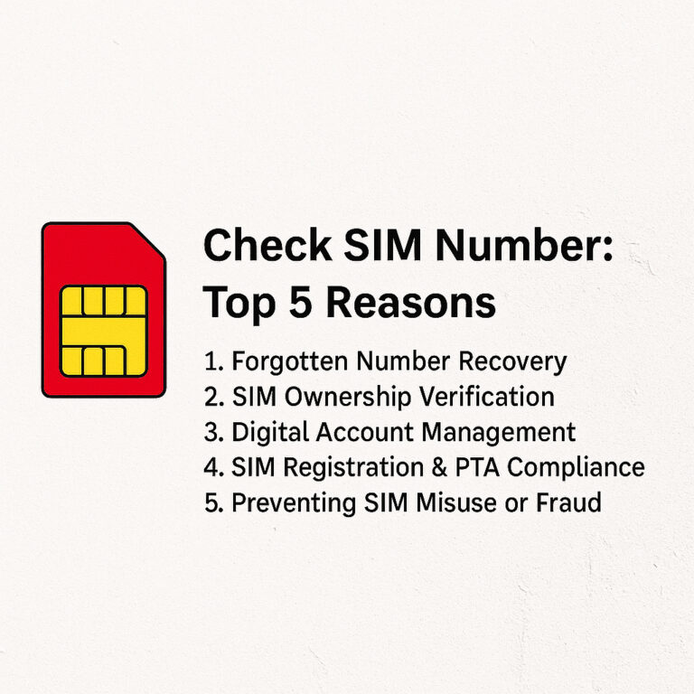 Check SIM Number: Top 5 Reasons